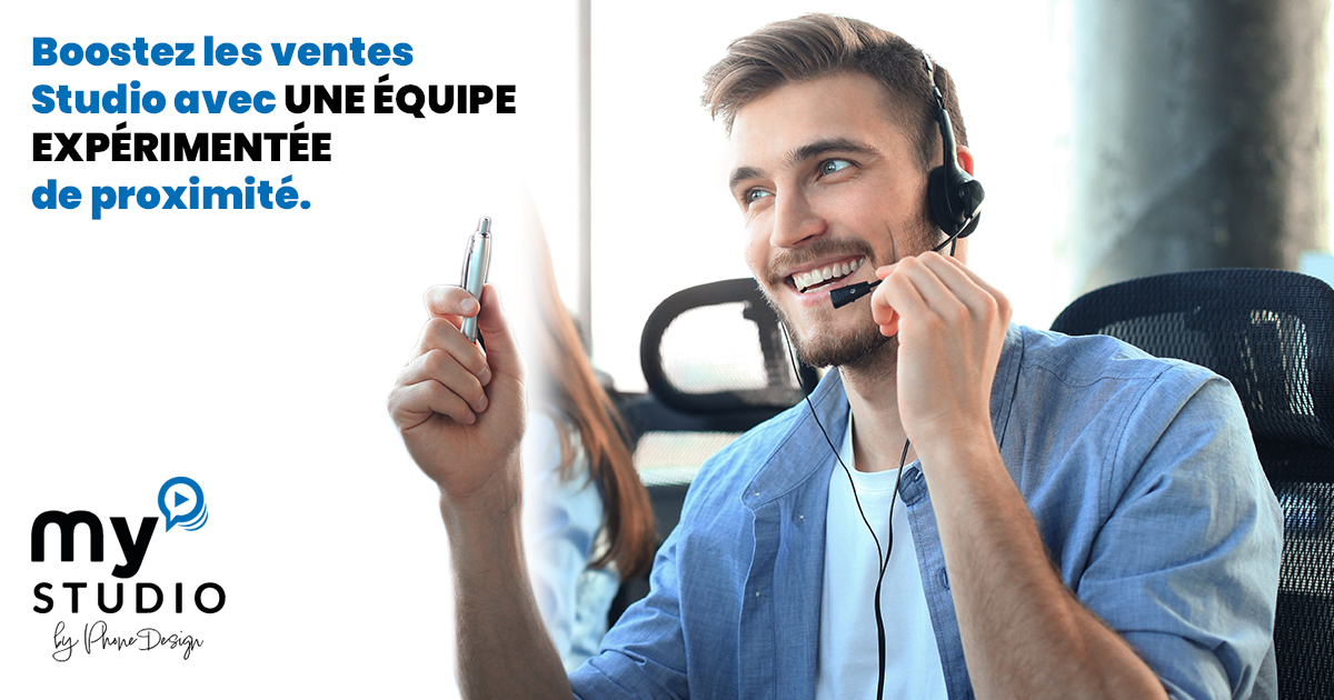 Une équipe expérimentée pour être proche de vos clients - Studio Phone Design