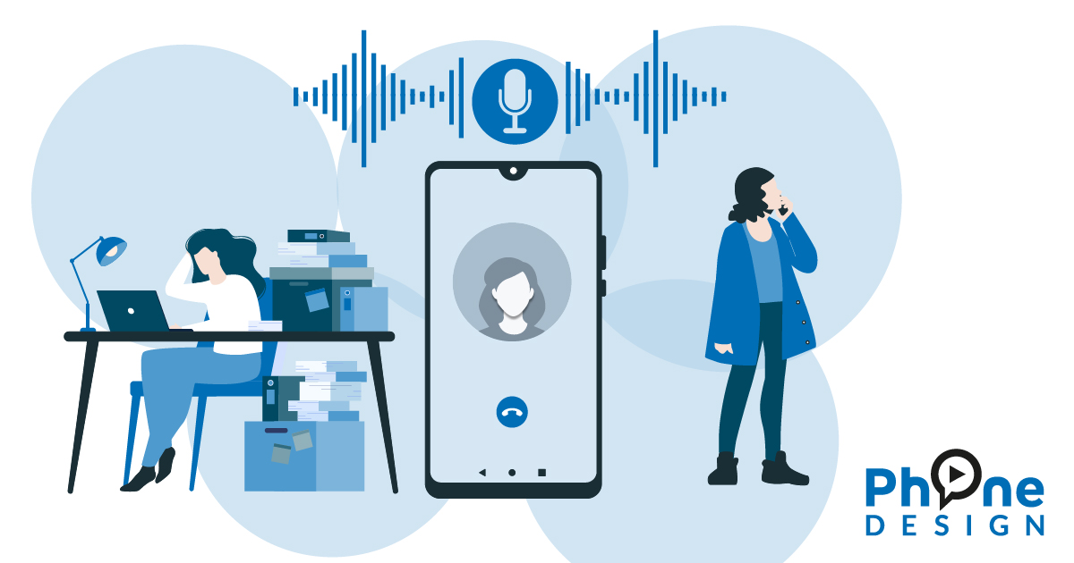 Professional mobile answering message - Phone Design